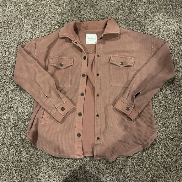 Altar'd State | Jackets & Coats | Altard State Light Tan Shacket | Poshmark